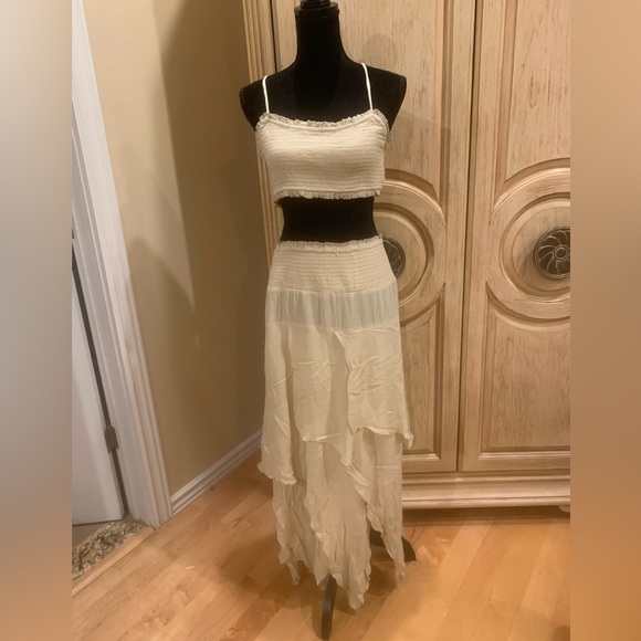Free People | Skirts | Free People Two Piece Maxi Skirt Set New | Poshmark